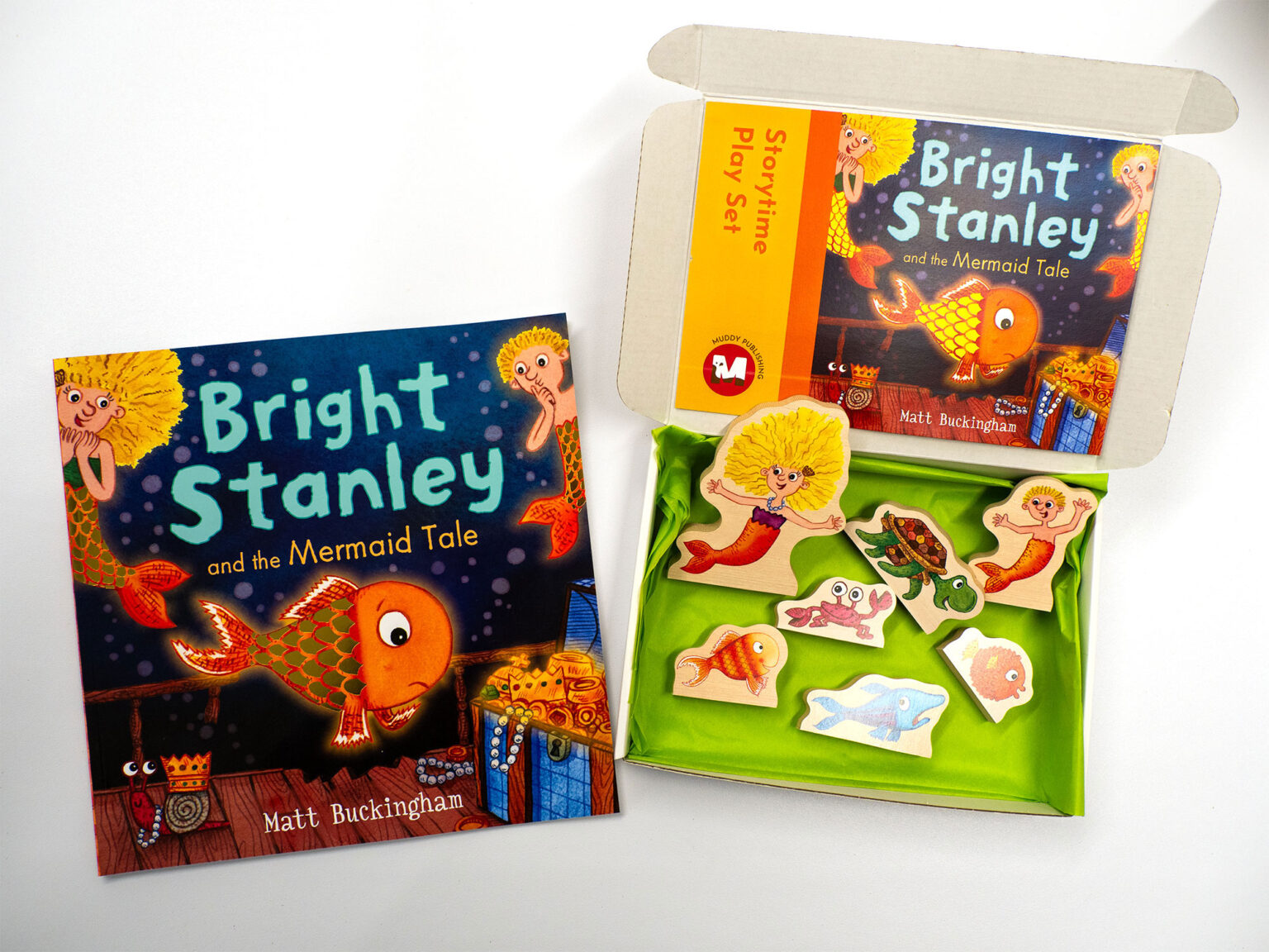 Bright Stanley & the Mermaid Tale Book and Play Set - Matt Buckingham ...