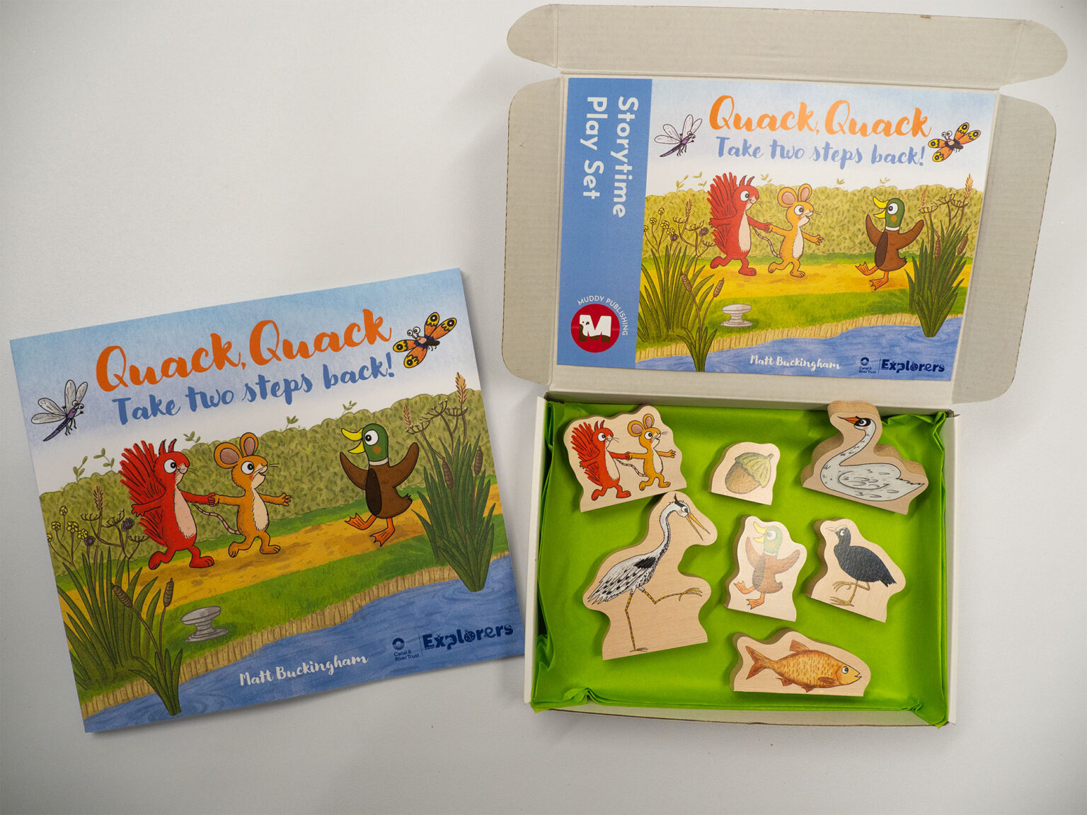 Quack, Quack Take Two Steps Back! Book and Play Set - Matt Buckingham ...
