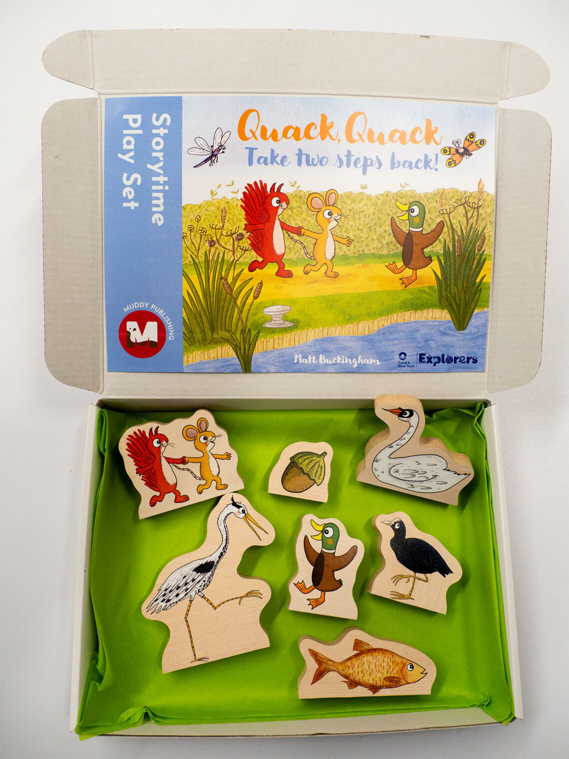 Quack, Quack Take Two Steps Back! Storytime Character Play Set - Matt ...